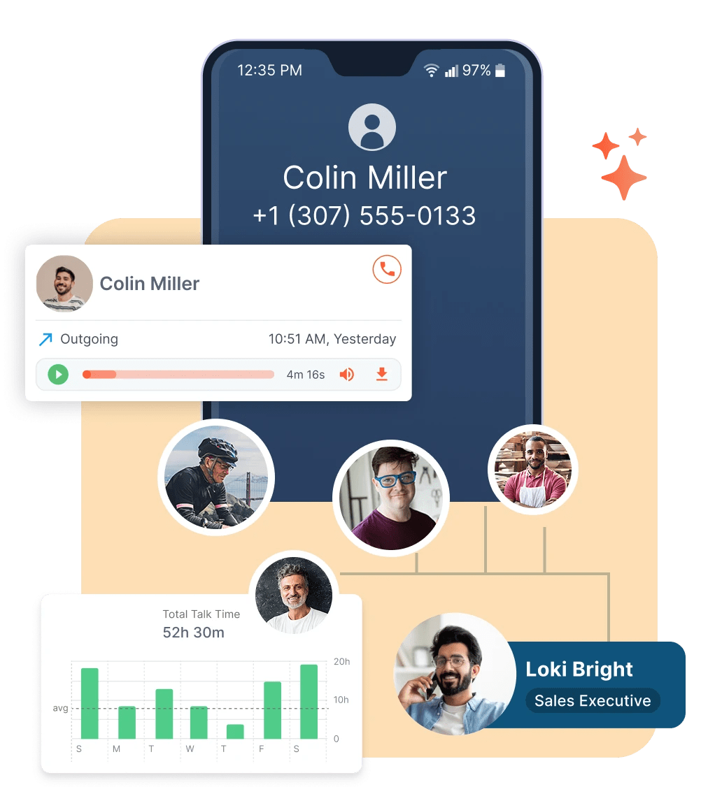 Call Center App for Sales Calling with CRM & Tracking